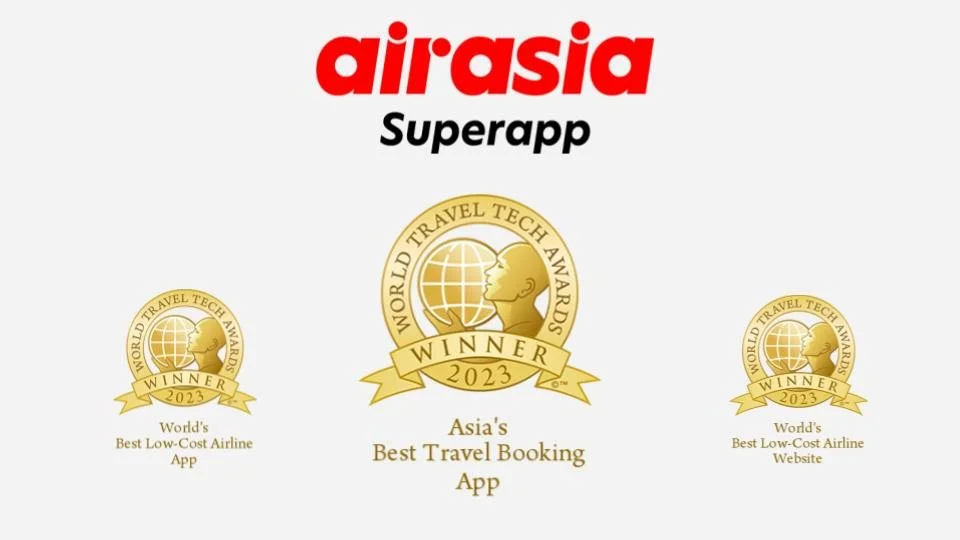airasia Superapp wins Asia’s Best Travel Booking App at World Travel ...