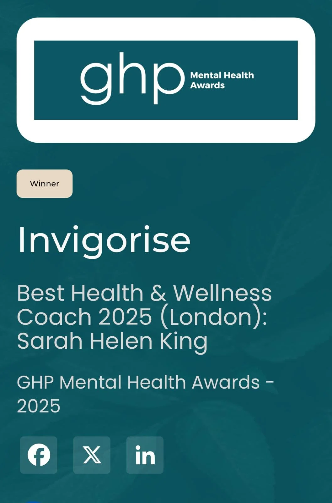 About Invigorise — Invigorise | Health and Wellness Coaching