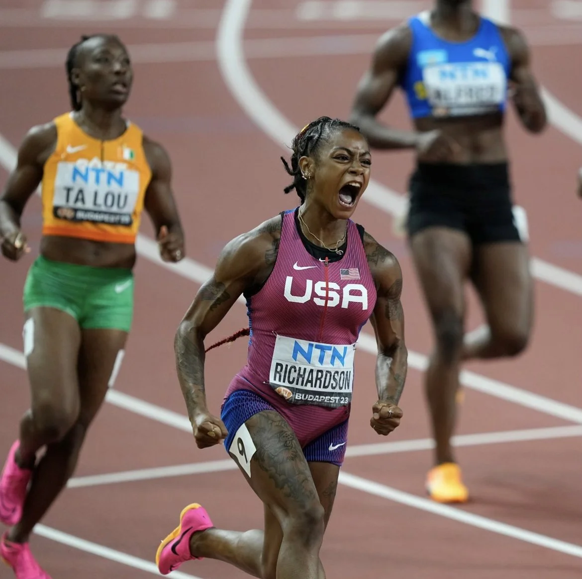 Sha'Carri Richardson's Historic World Champion Victory — 247 Live ...