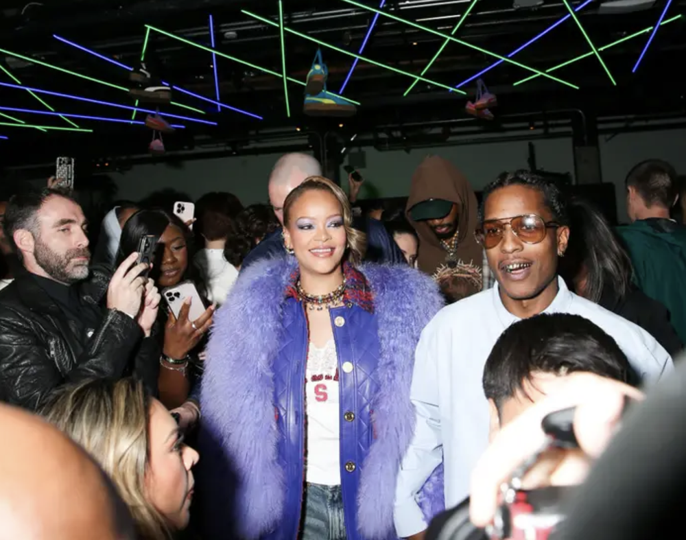 Rihanna celebrates the release of the new Fenty x Puma Creeper Phatty ...