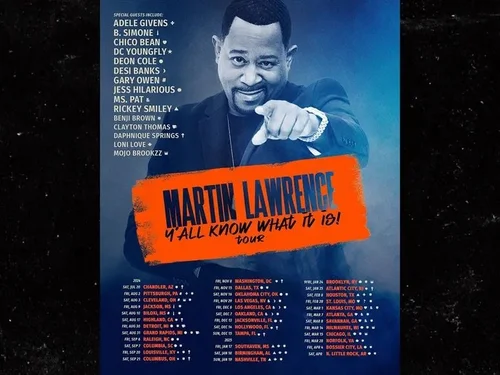 Martin Lawrence Announces New Stand-Up Tour 'Y'all Know What It Is ...