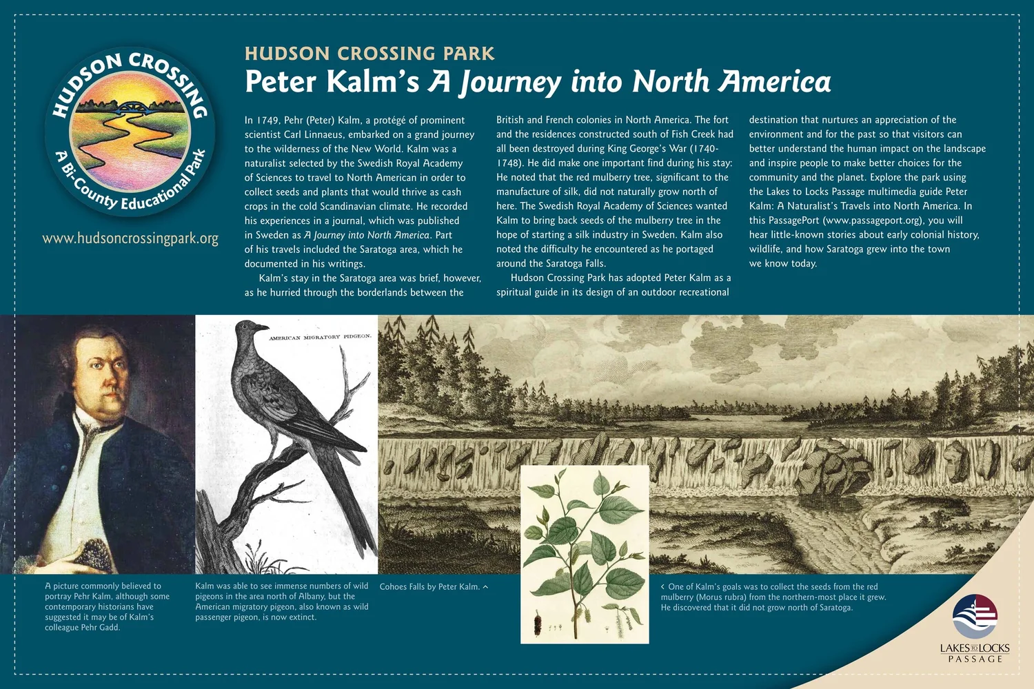 Heritage Wayside Peter Kalm's Journey — Hudson Crossing Park