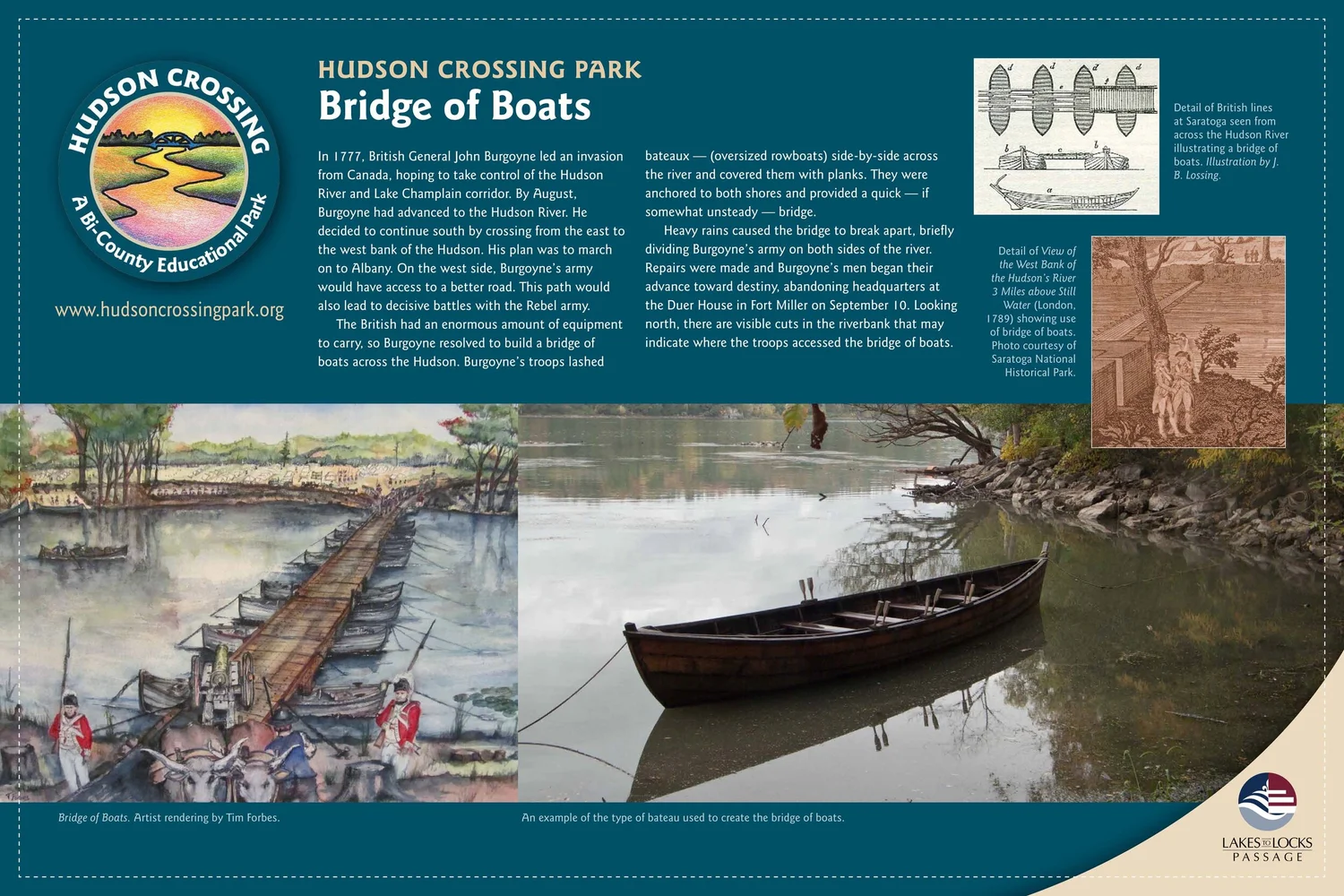 Bridge of Boats — Hudson Crossing Park