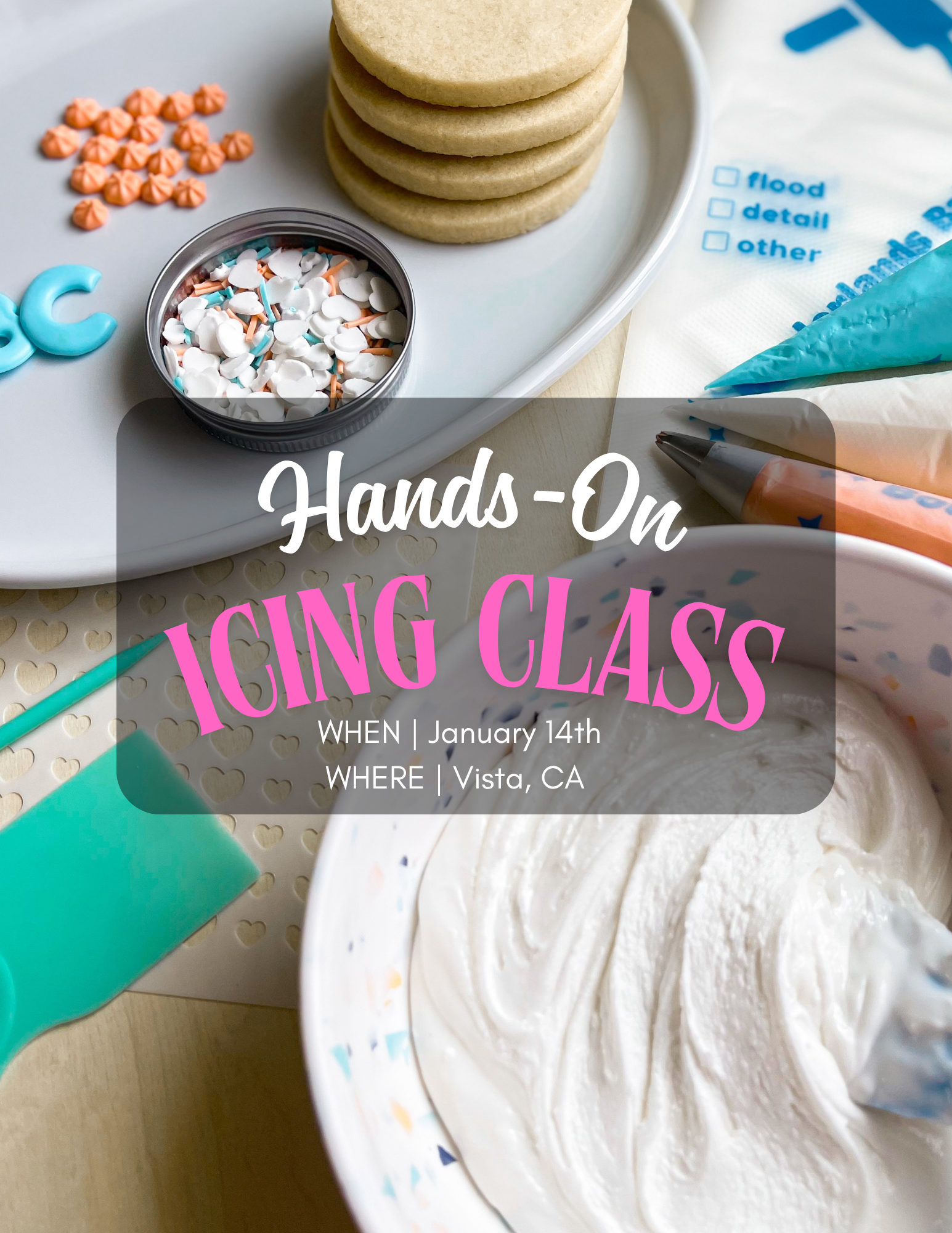 Cookie Decorating Classes Vista, CA | Mik & Cookies – Food Network ...