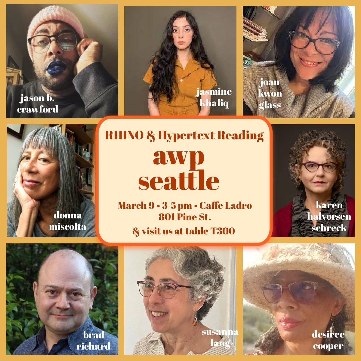 Events — RHINO — 3/9/2023 - AWP Conference & Bookfair