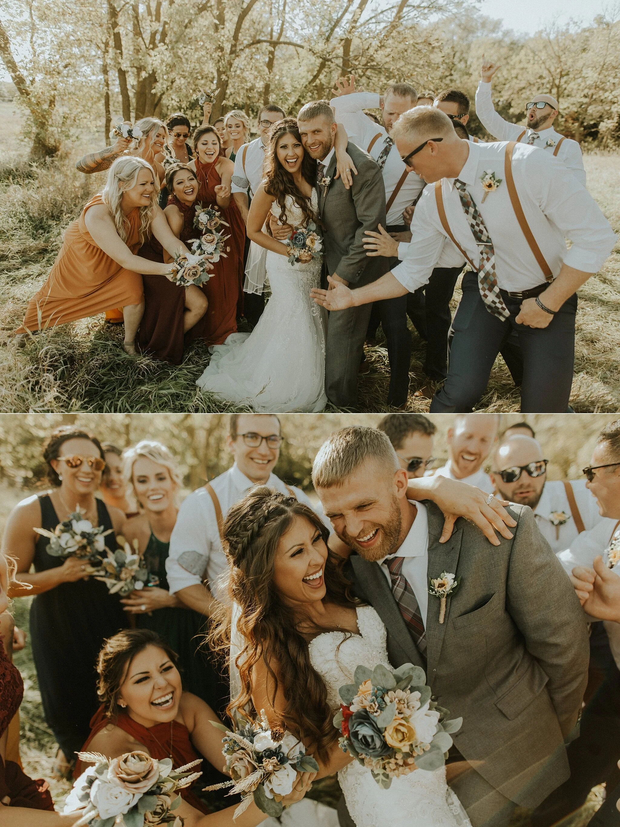 Joyful Fall Wedding In Grand Island Nebraska // Beatriz x Jerry ...
