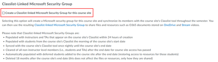 Instructors: CourseLink Tools — CourseLink Documentation & Support