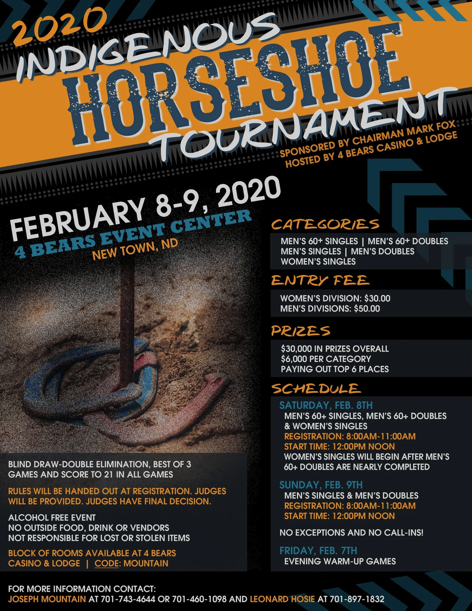 Horseshoe Tournament Flyer Template