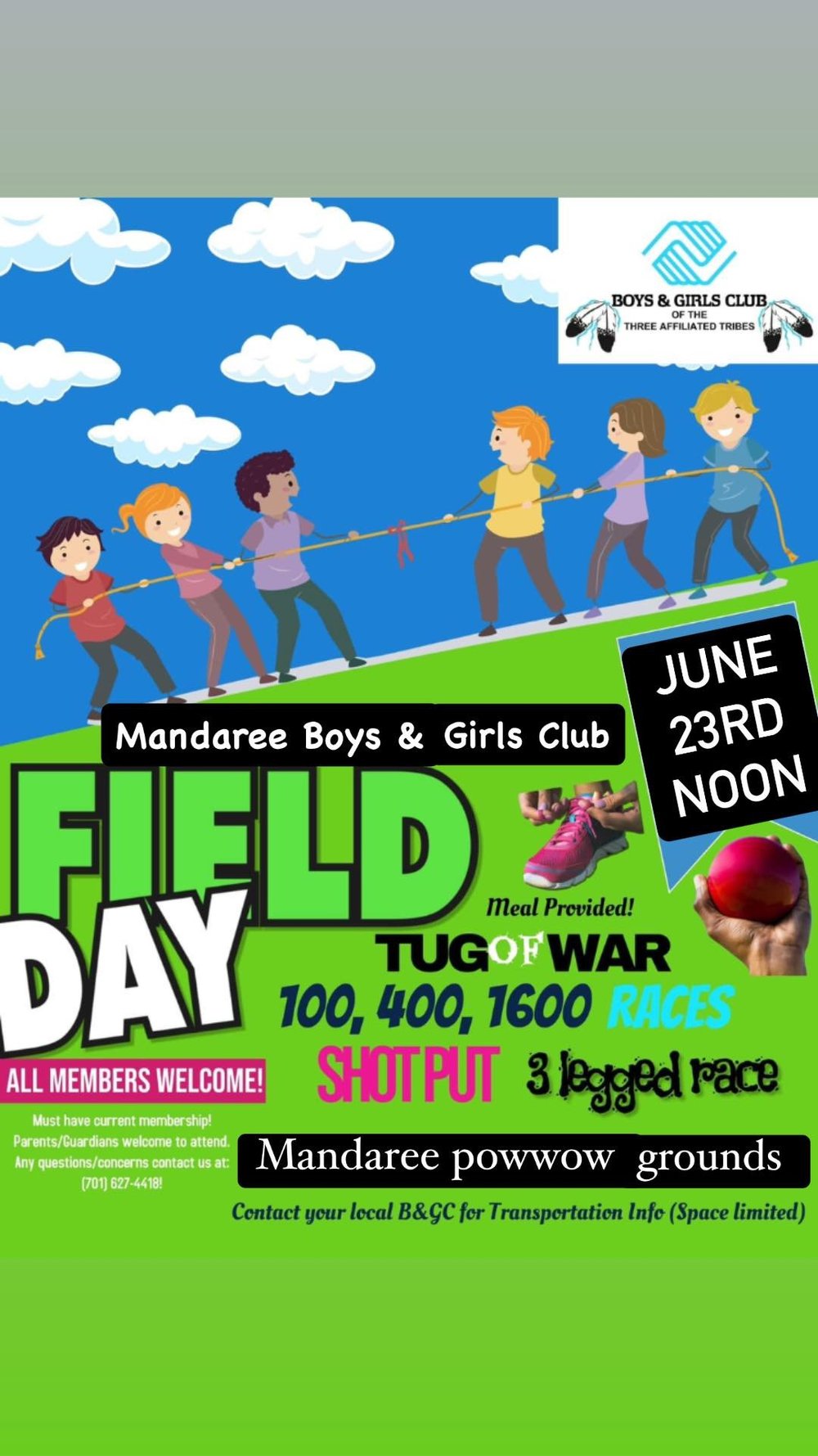 Mandaree Boys & Girls Club Field Day — MHA Nation