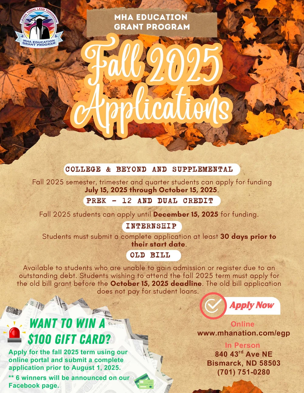 MHA Education Grant Program — MHA Nation