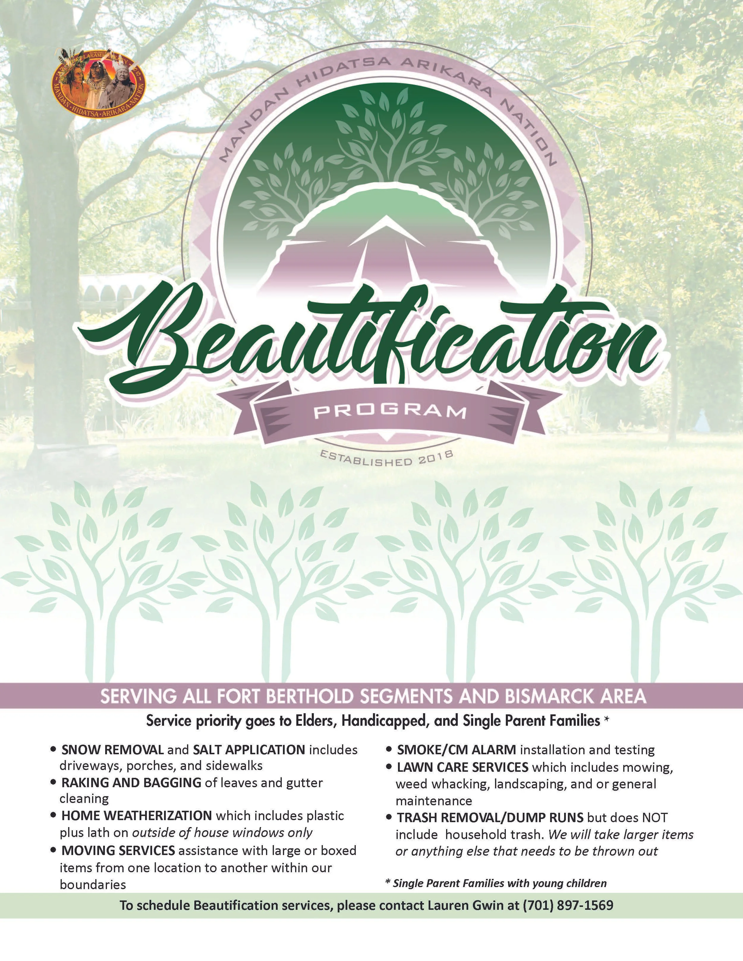 Beautification — MHA Nation