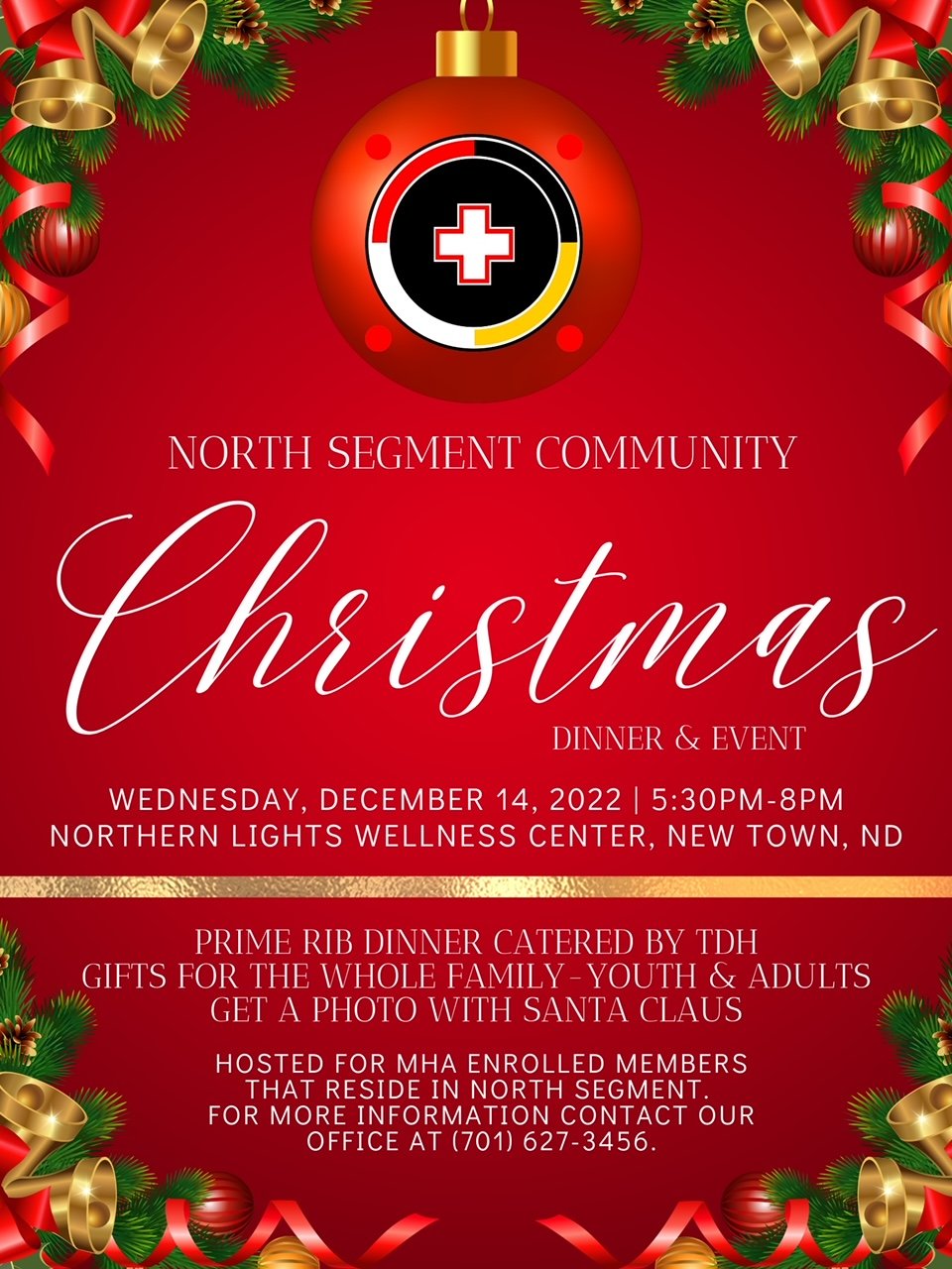 North Segment Community Christmas Dinner And Event — Mha Nation