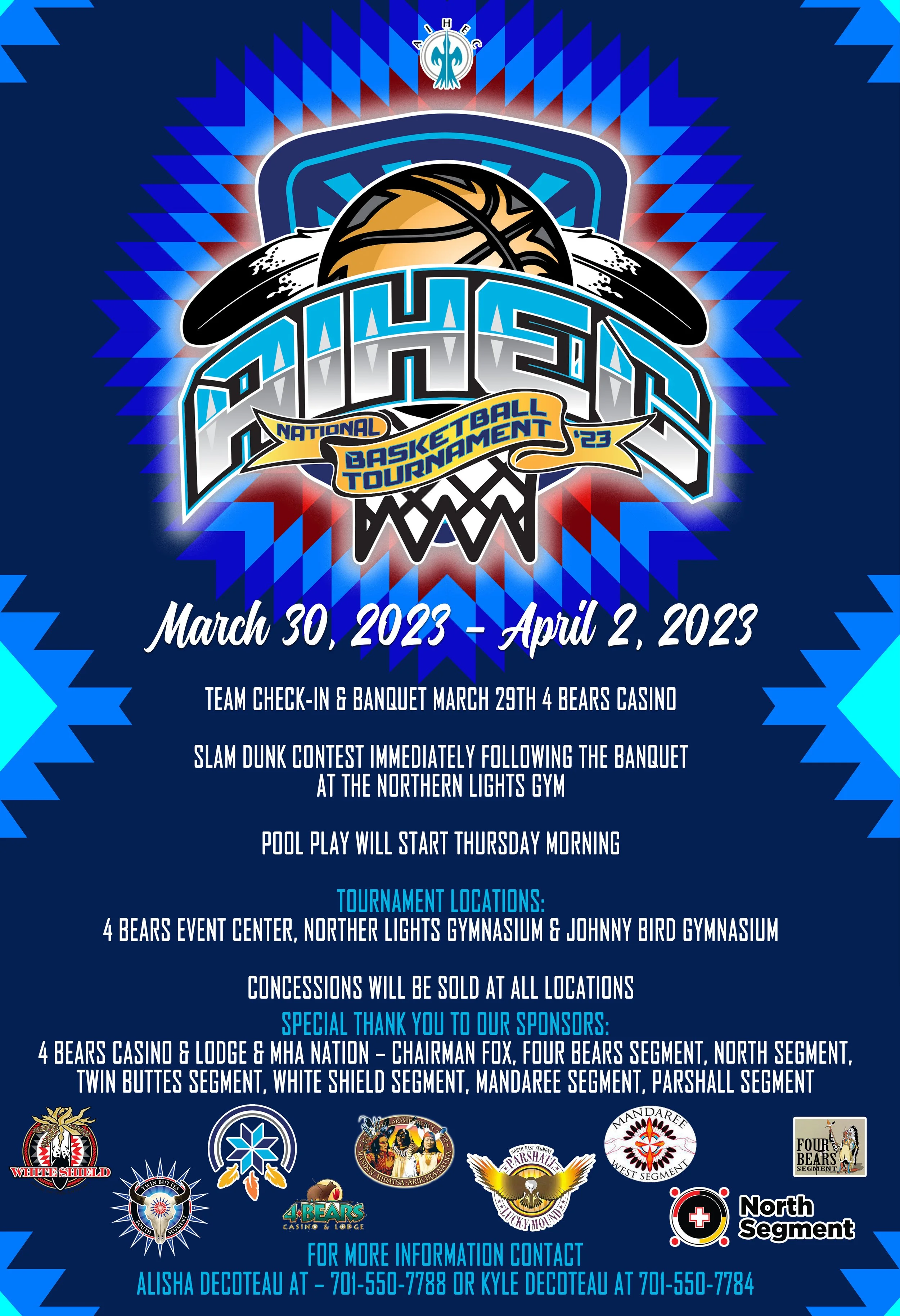 AIHEC National Basketball Tournament 2023 — MHA Nation