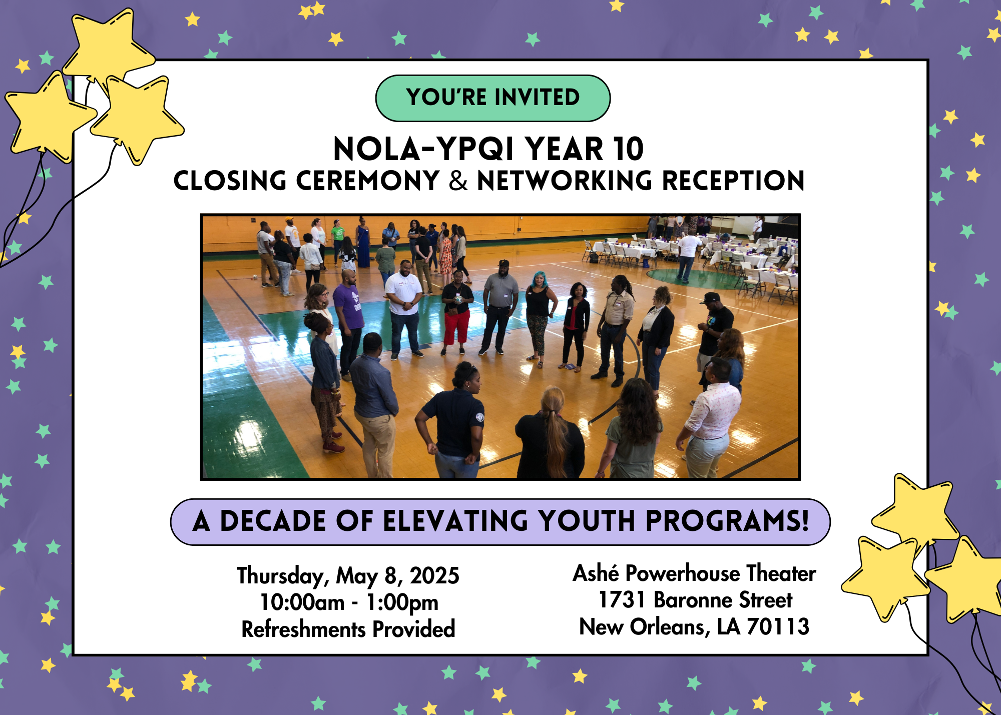 NOLA-YPQI Closing Ceremony & Networking Reception — New Orleans Youth ...