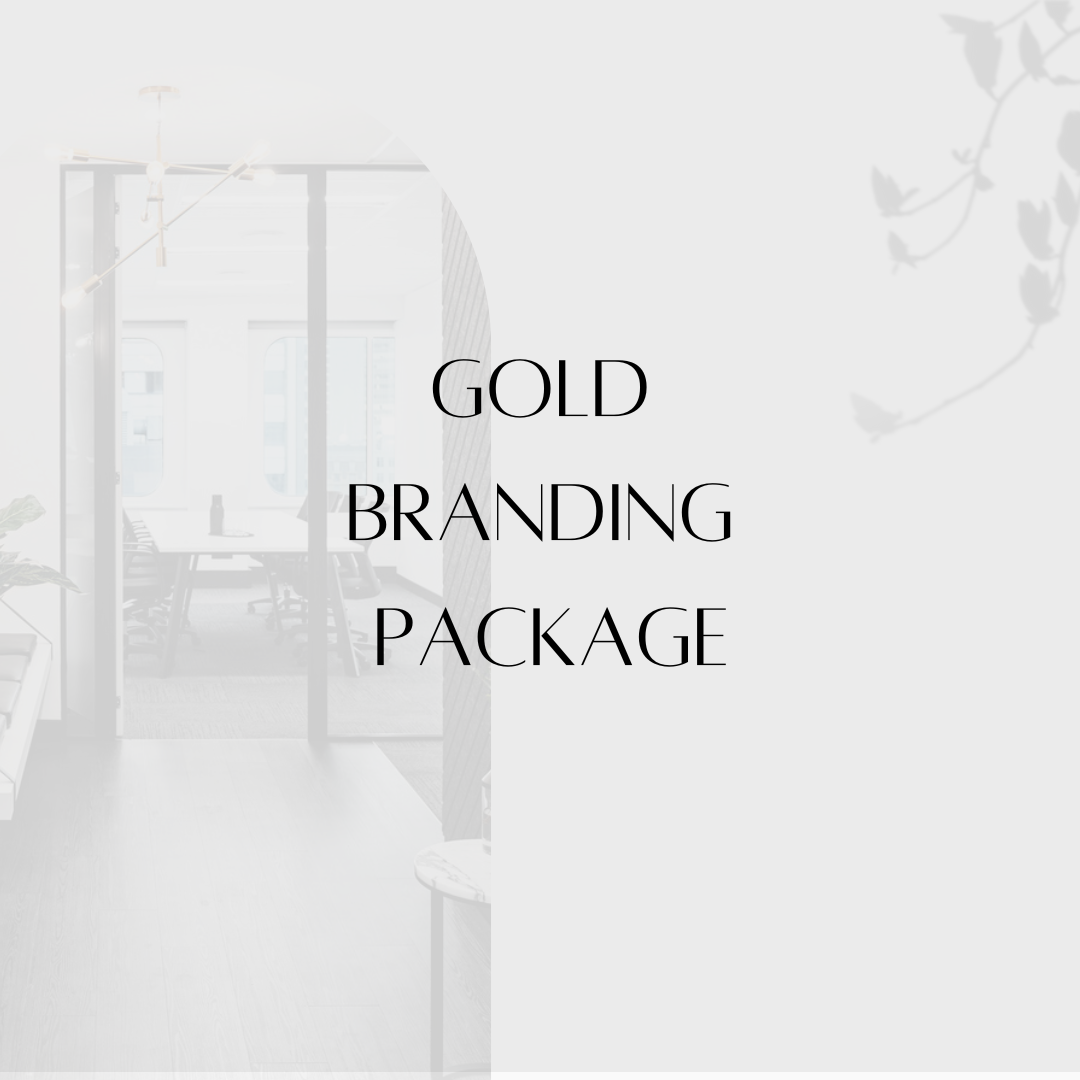 Gold Package x 5 Logo Options + Submark Design & Business Card Design ...