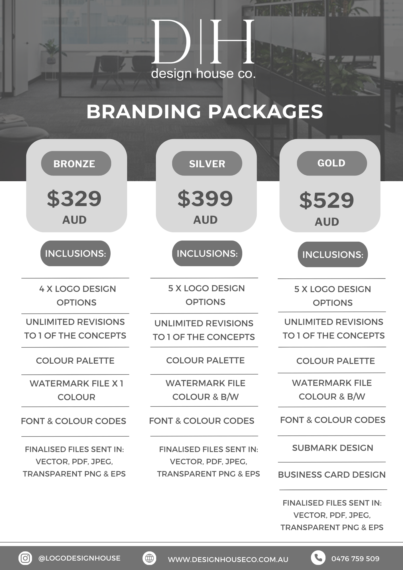 Branding Packages — Design House Co.