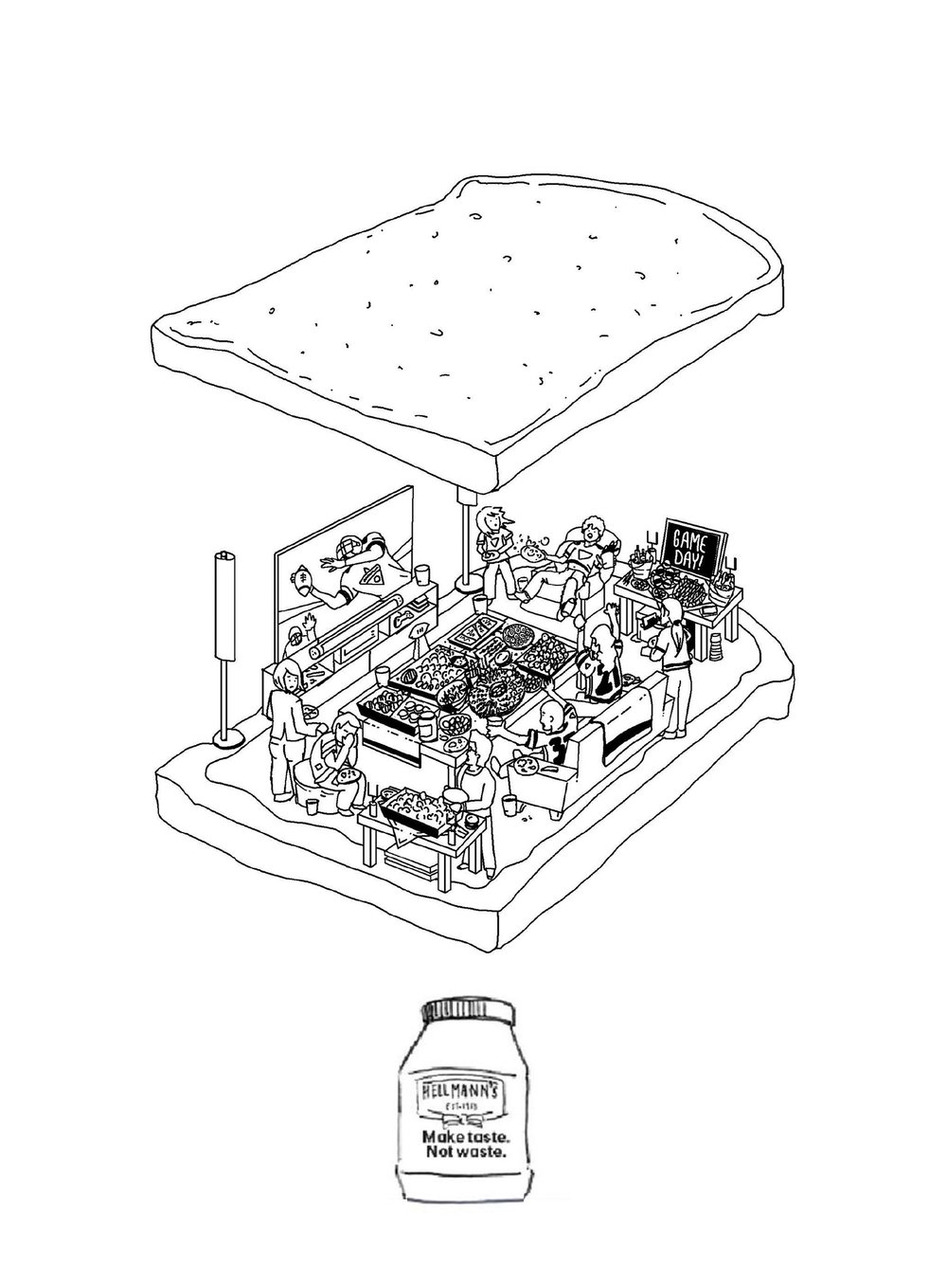 Hellmann's Between Two Slices - ILLUSION CGI STUDIO