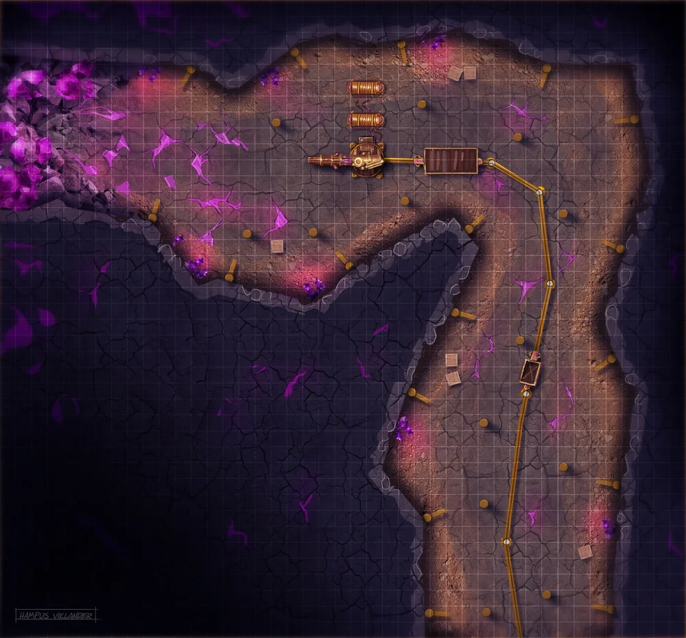 Crystal Mine Map — Hampus Viklander