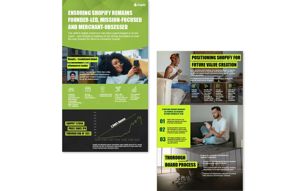 Joele Frank: Shopify infographic — Julian Bonilla