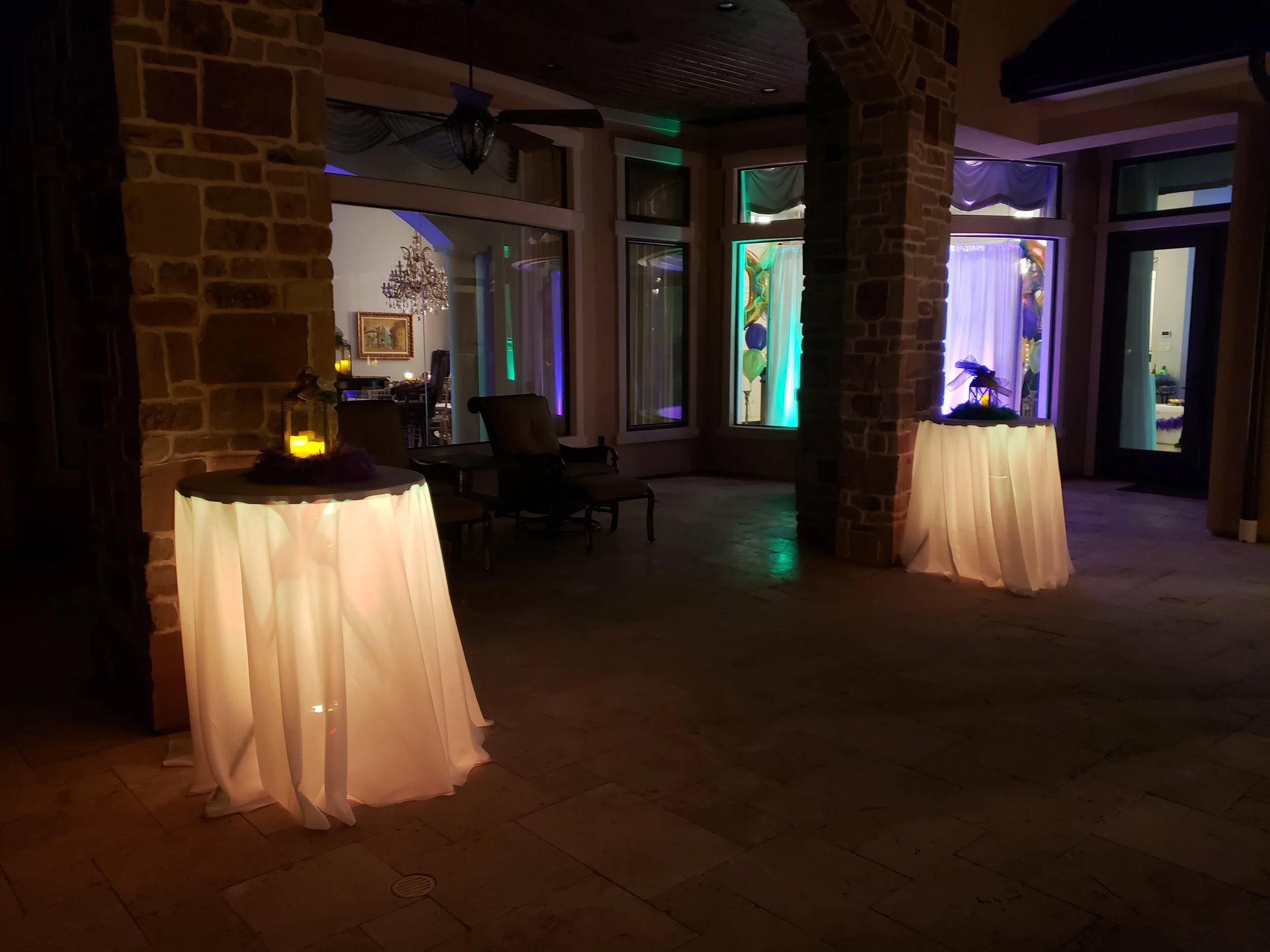Under Table Lighting Rentals