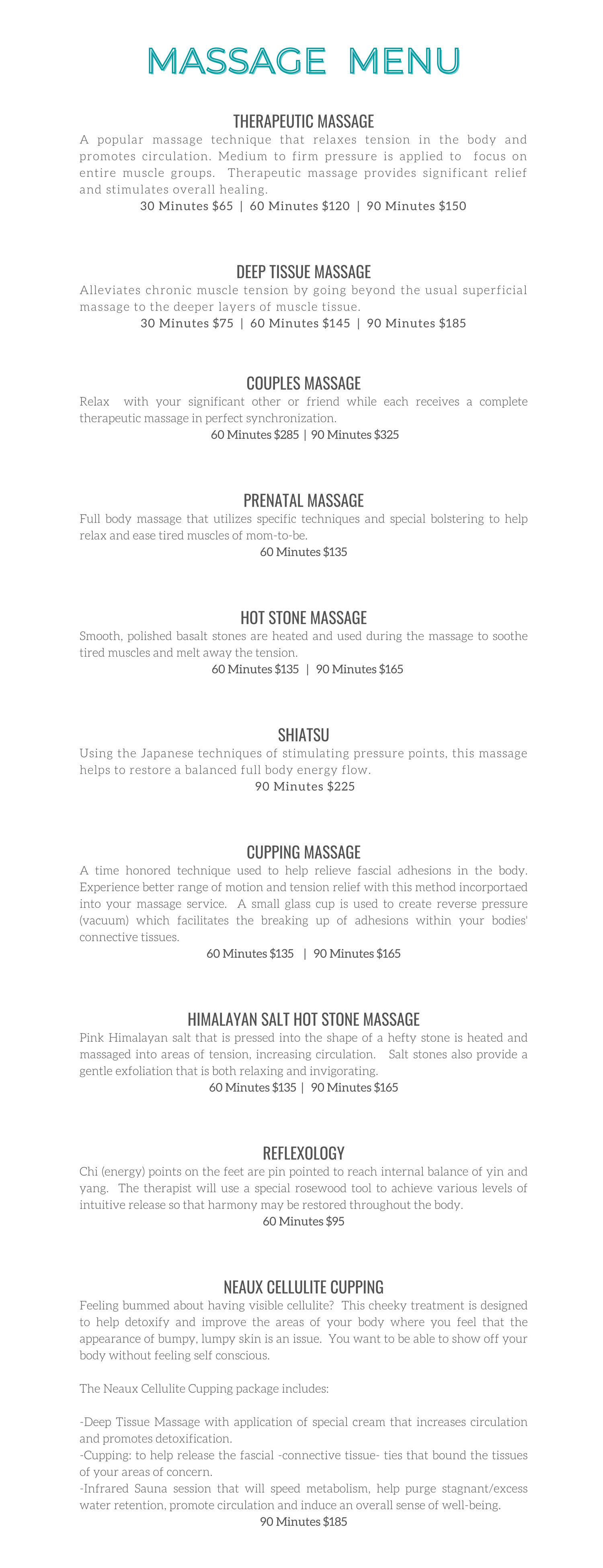 Massage — Float Nola