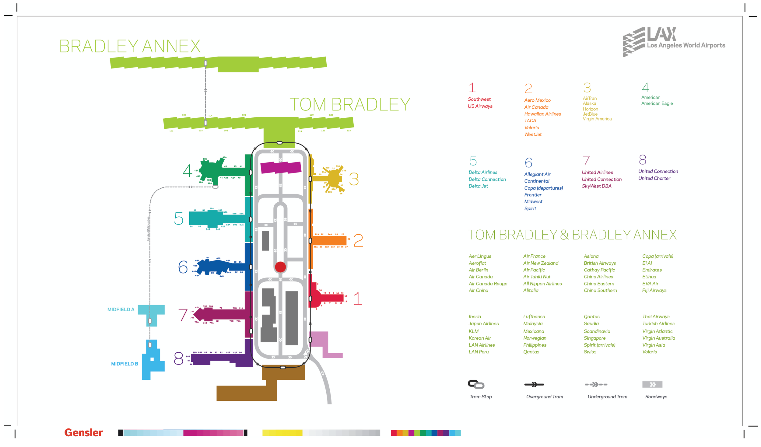 LAX System Map | Los Angeles World Airports — Josh Lee James