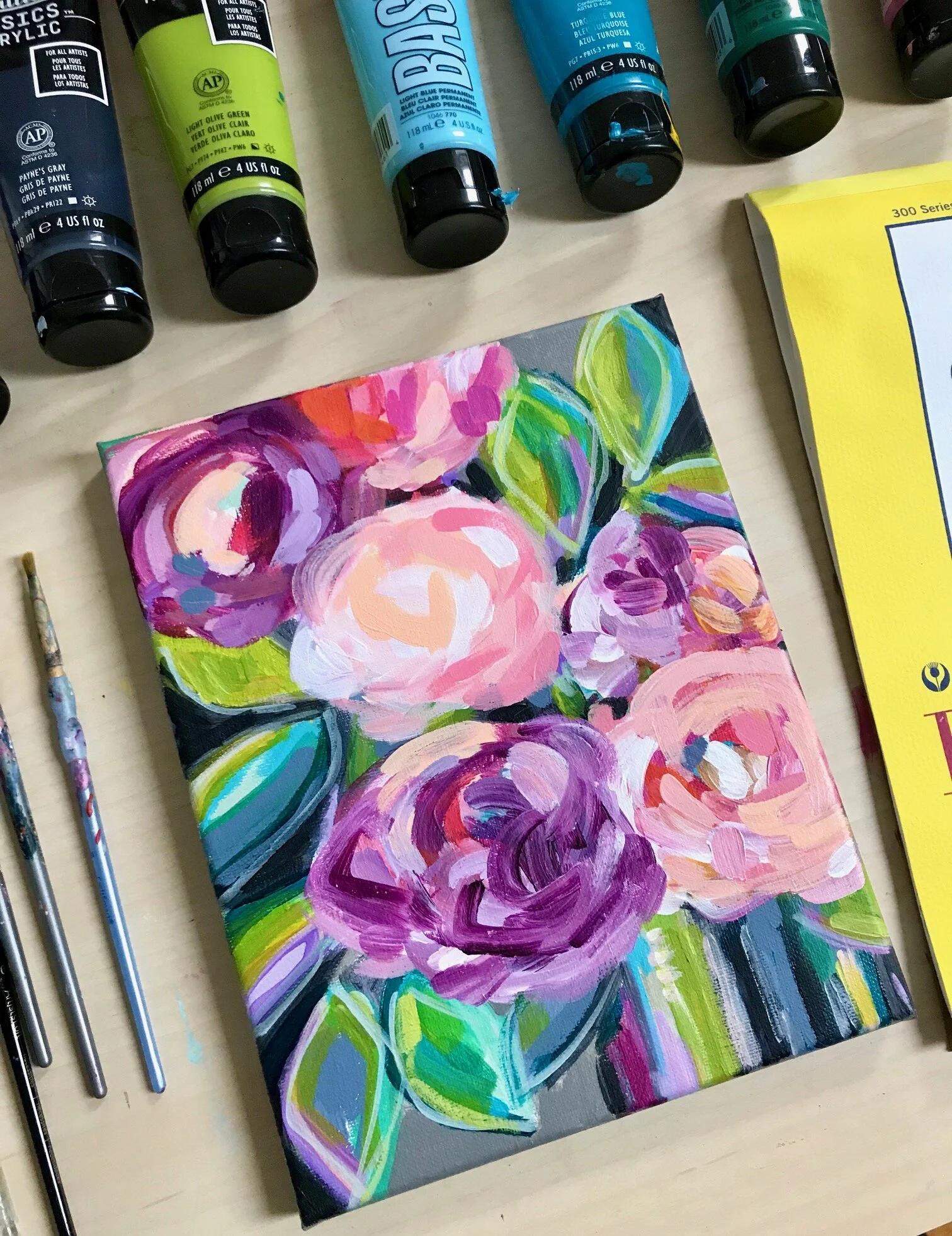 Easy Flower Paintings For Beginners Easy Flower Paintings For Beginners