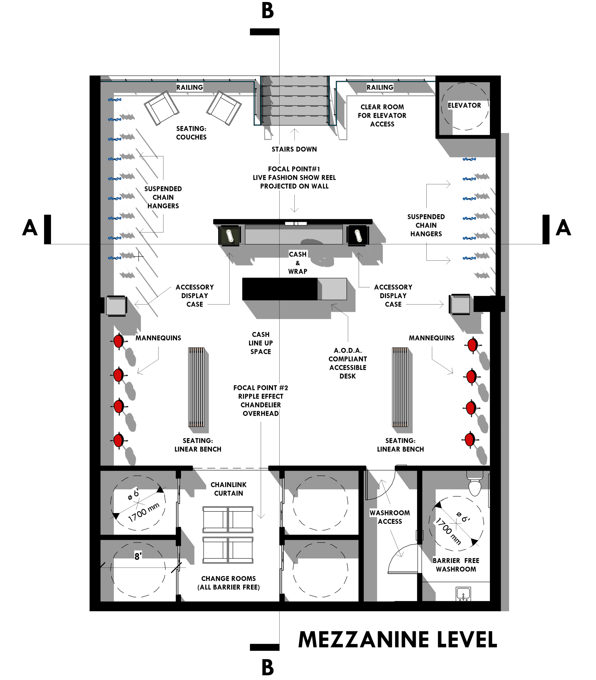 Clothing Store Floor Plan