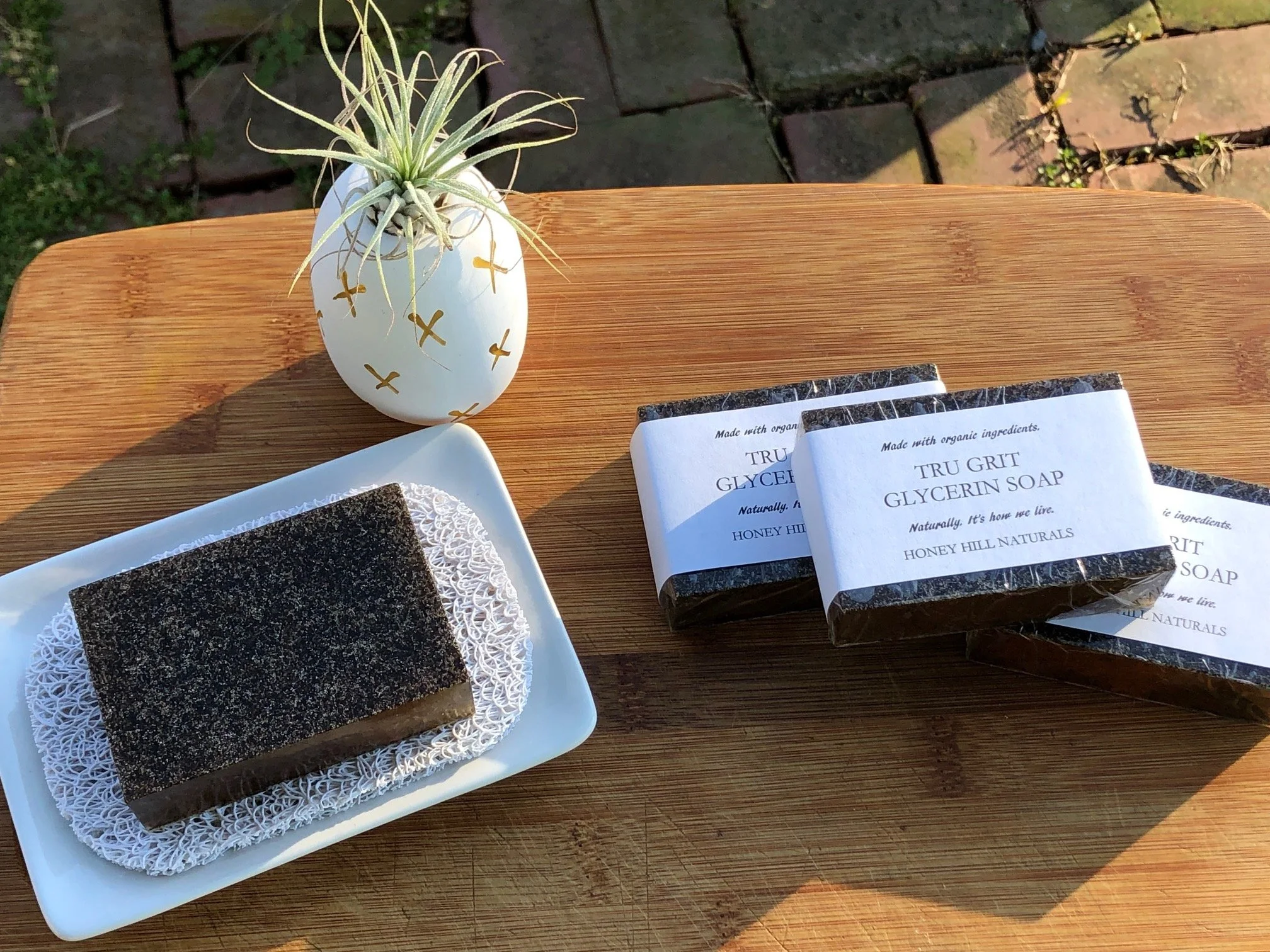 Tru Grit Glycerin Soap — Honey Hill Naturals, LLC l Laura B. Hill
