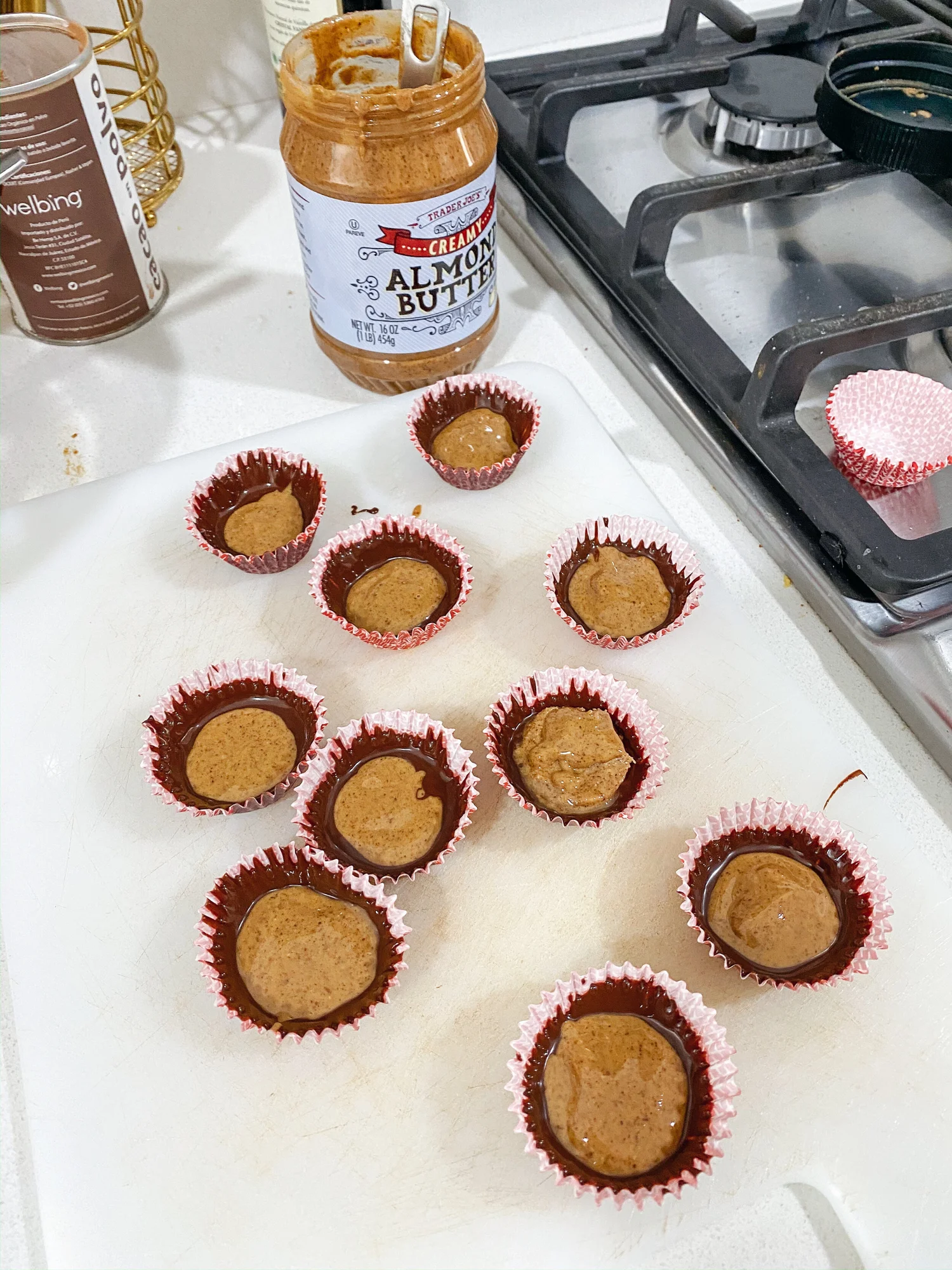 Mini Almond Butter Cups (Vegan) — Not a Fancy Kitchen