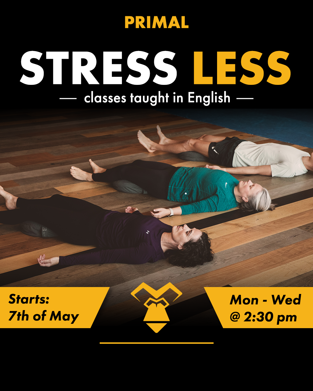 Stress less (course in english) — Primal