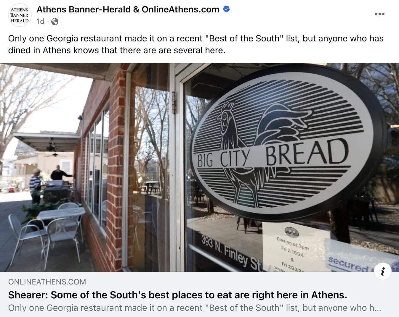 Big City Bread Cafe