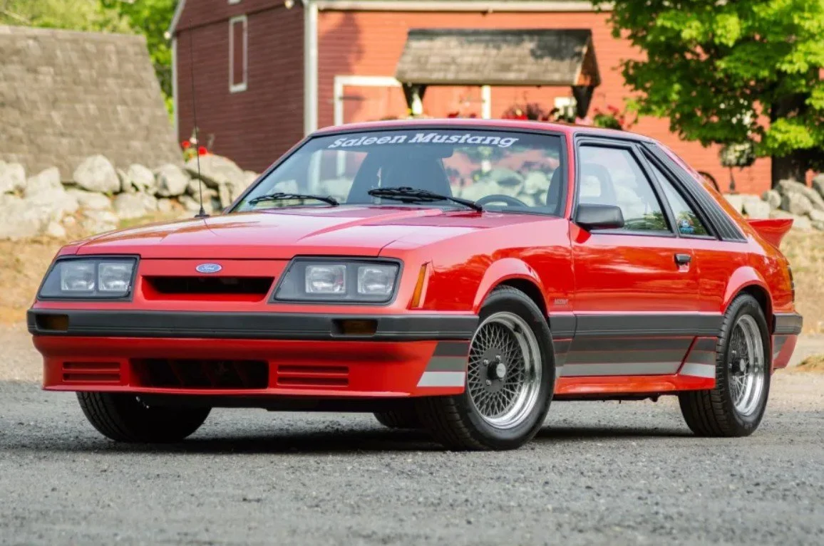 For Sale: 1986 Ford Mustang Saleen Hatchback (#119, red, 5.0L V8, 5 ...
