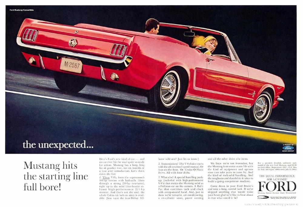 1964 Ford Mustang Print Ad — StangBangers