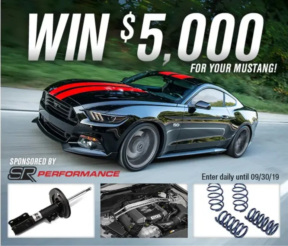 $5,000 Mustang Parts Giveaway from AmericanMuscle Sponsored by SR ...