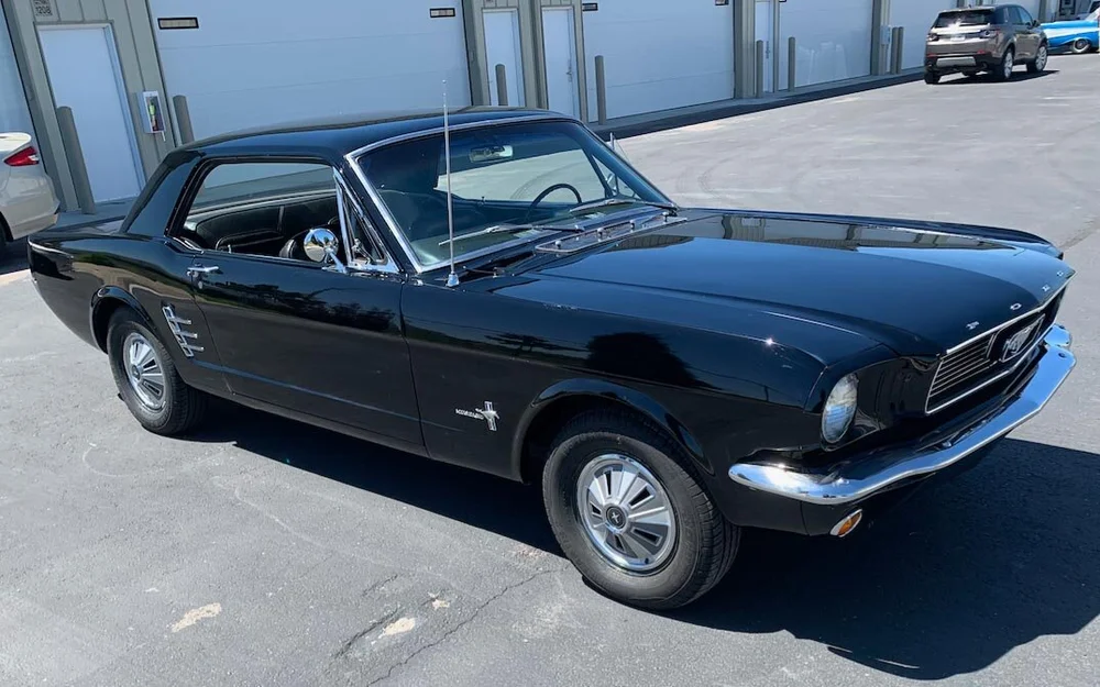 1966 Mustang Black On Black