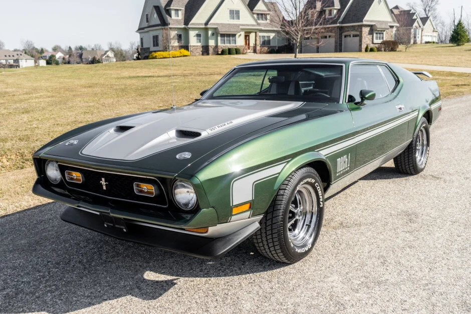 For Sale: 1972 Ford Mustang Mach 1 (Dark Green, 351ci V8, 4-speed ...