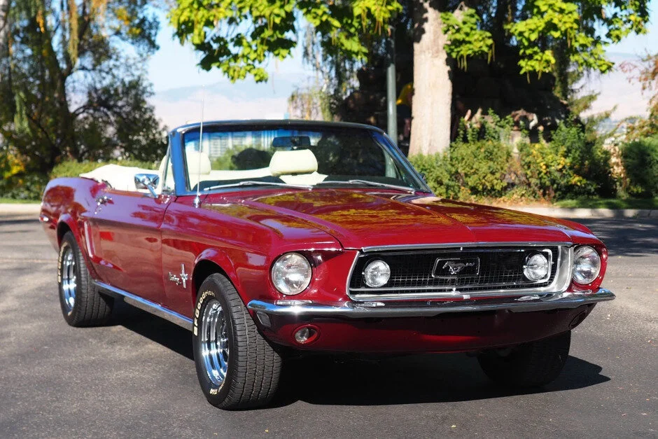 For Sale: 1968 Ford Mustang Convertible (Royal Maroon, C-code, 289ci V8 ...