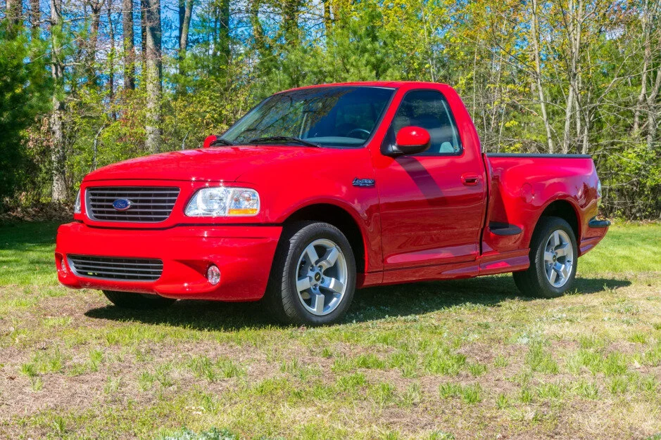 For Sale: 2001 Ford F-150 SVT Lightning (Bright Red, supercharged 5.4L ...
