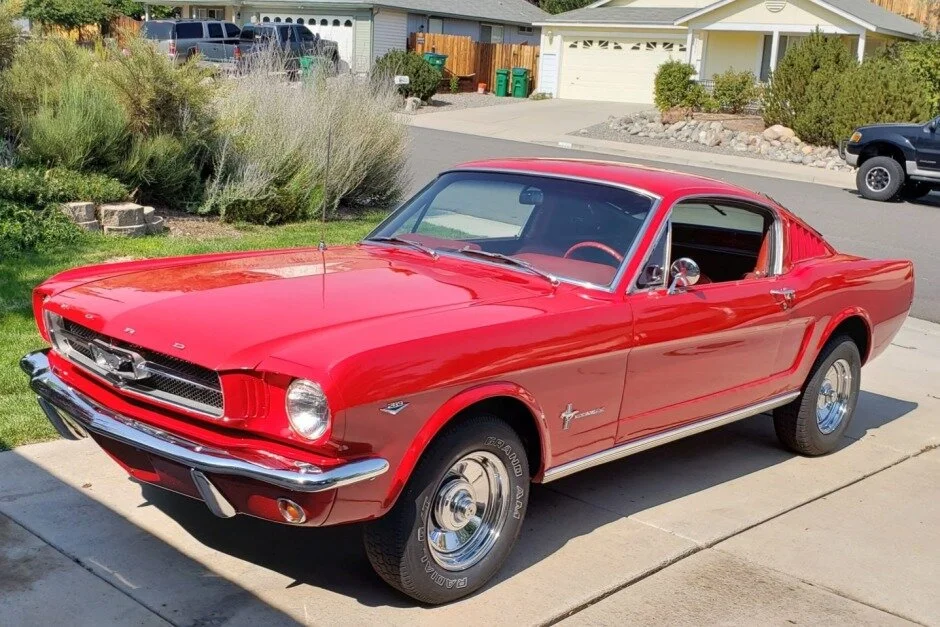 For Sale: 1965 Ford Mustang Fastback (red, 289ci V8, 3-speed automatic ...