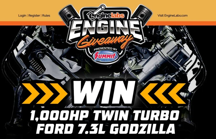 Enter to Win 1,000-HP Twin-Turbo Ford 7.3L "Godzilla" V8 Engine ...