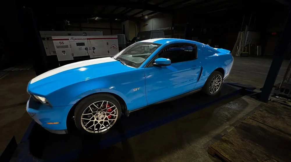 For Sale: 2010 Ford Mustang GT Coupe (Grabber Blue, white stripes ...