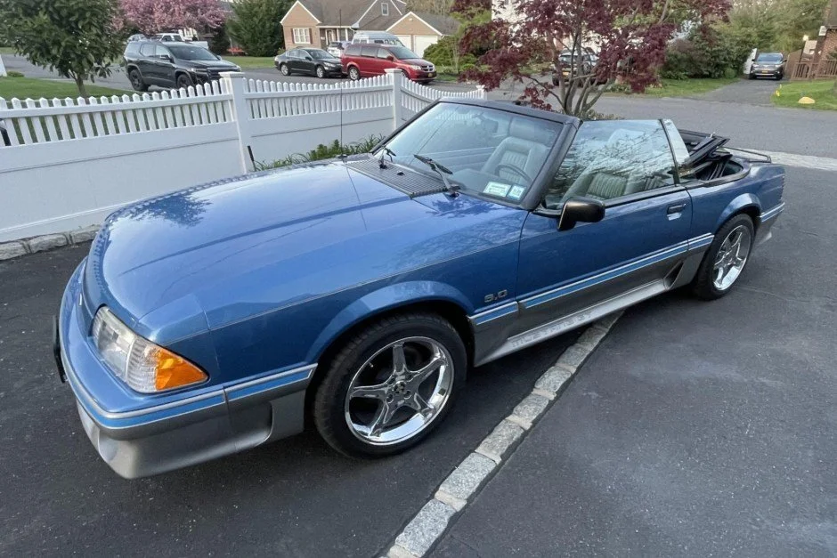 For Sale: 1988 Ford Mustang GT Convertible (Bright Regatta Blue, 5.0L ...