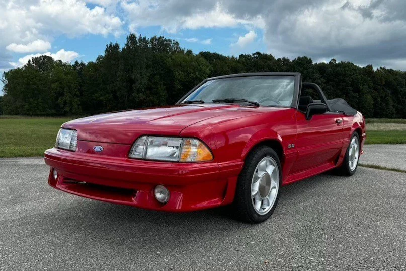 For Sale: 1990 Ford Mustang GT Convertible (Bright Red, modified, 5.0L ...