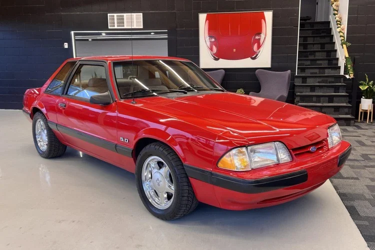 For Sale: 1990 Ford Mustang LX 5.0 Notchback (red, supercharged 5.0L V8 ...