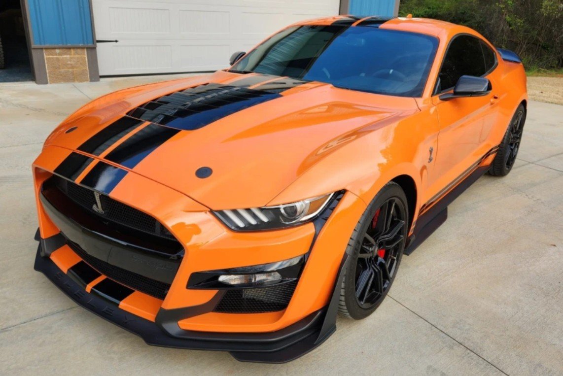 For Sale: 2021 Ford Mustang Shelby GT500 (#M3489, Twister Orange, black ...