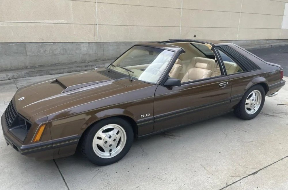 For Sale: 1982 Ford Mustang GLX Hatchback (Dark Curry Brown, 5.0L V8, 4 ...