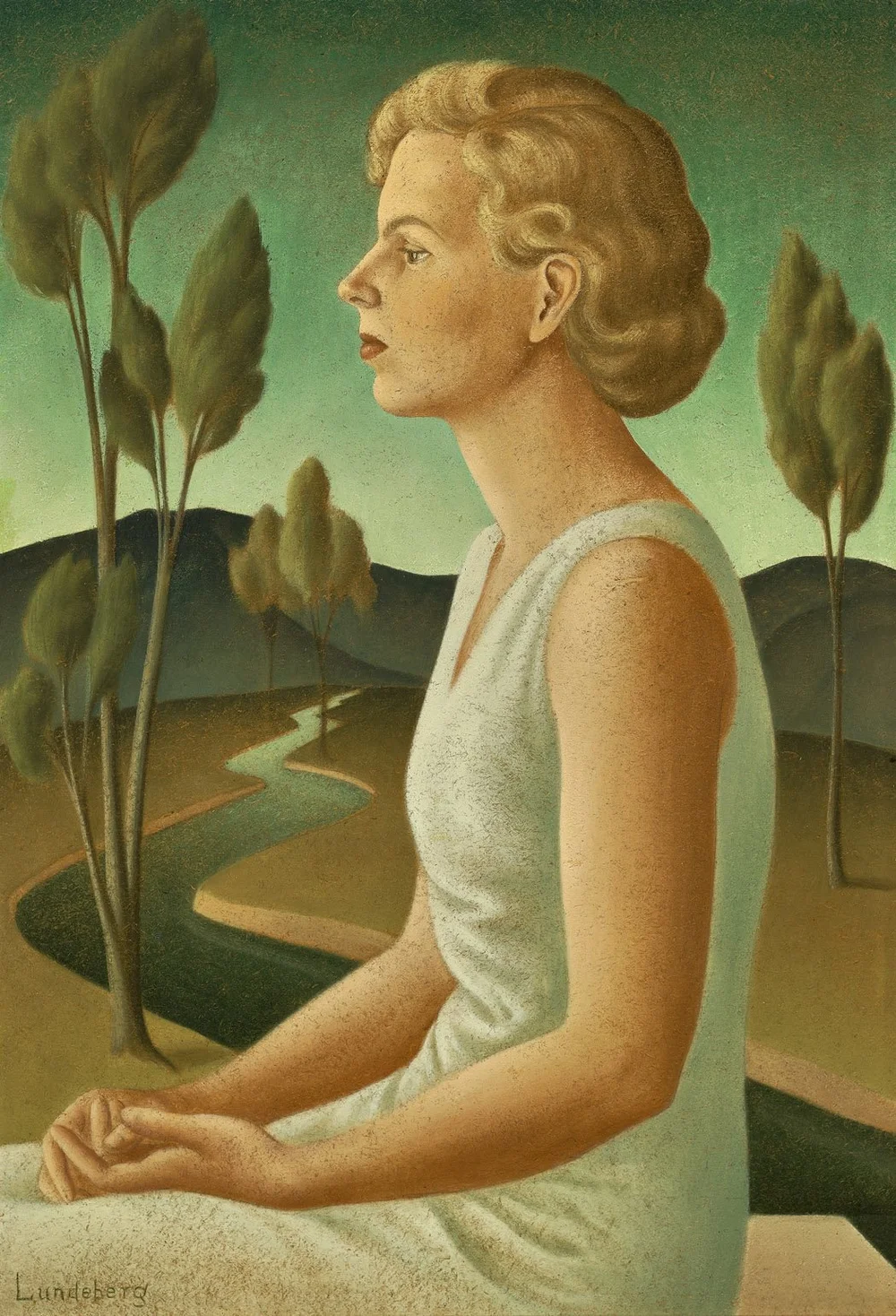 Helen Lundeberg Landscape