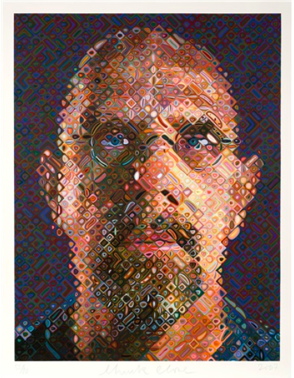 Chuck Close Famous Paintings The Eye