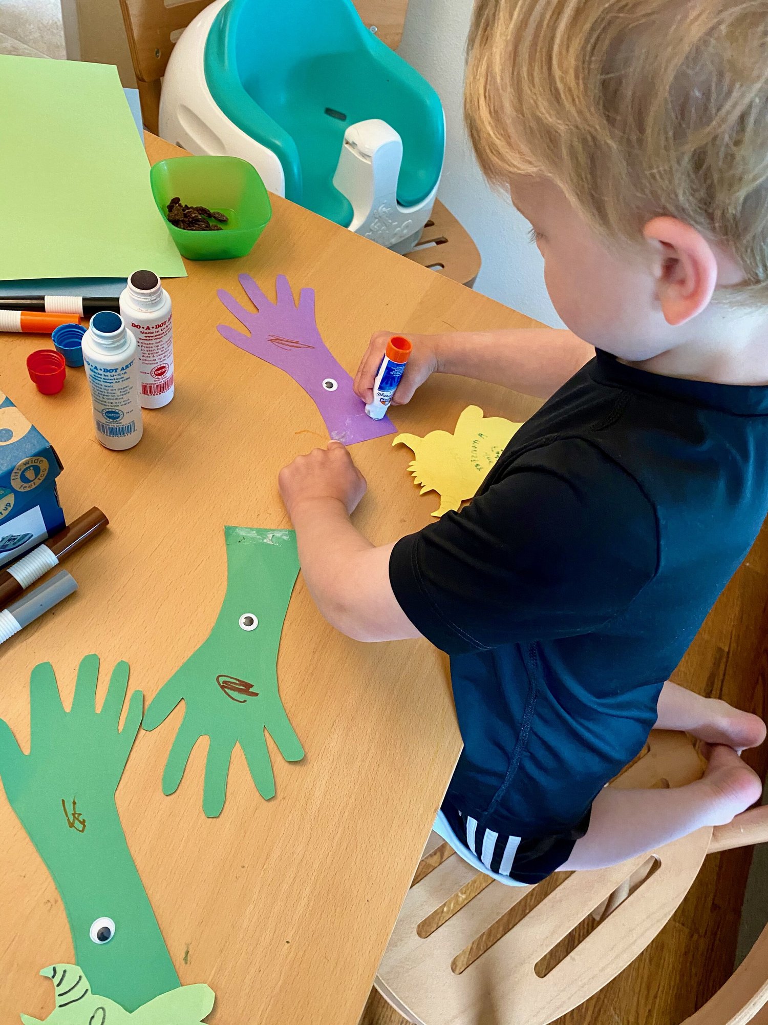 A Father's Day Craft: Monster Hug Cards — Raising Tacoma
